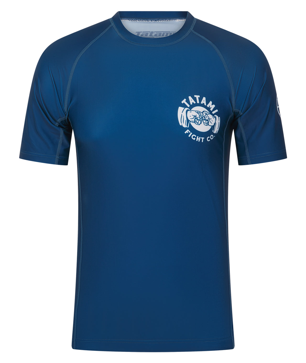 Fist Bump Short Sleeve Rash Guard - Blue – Tatami Fightwear Ltd.