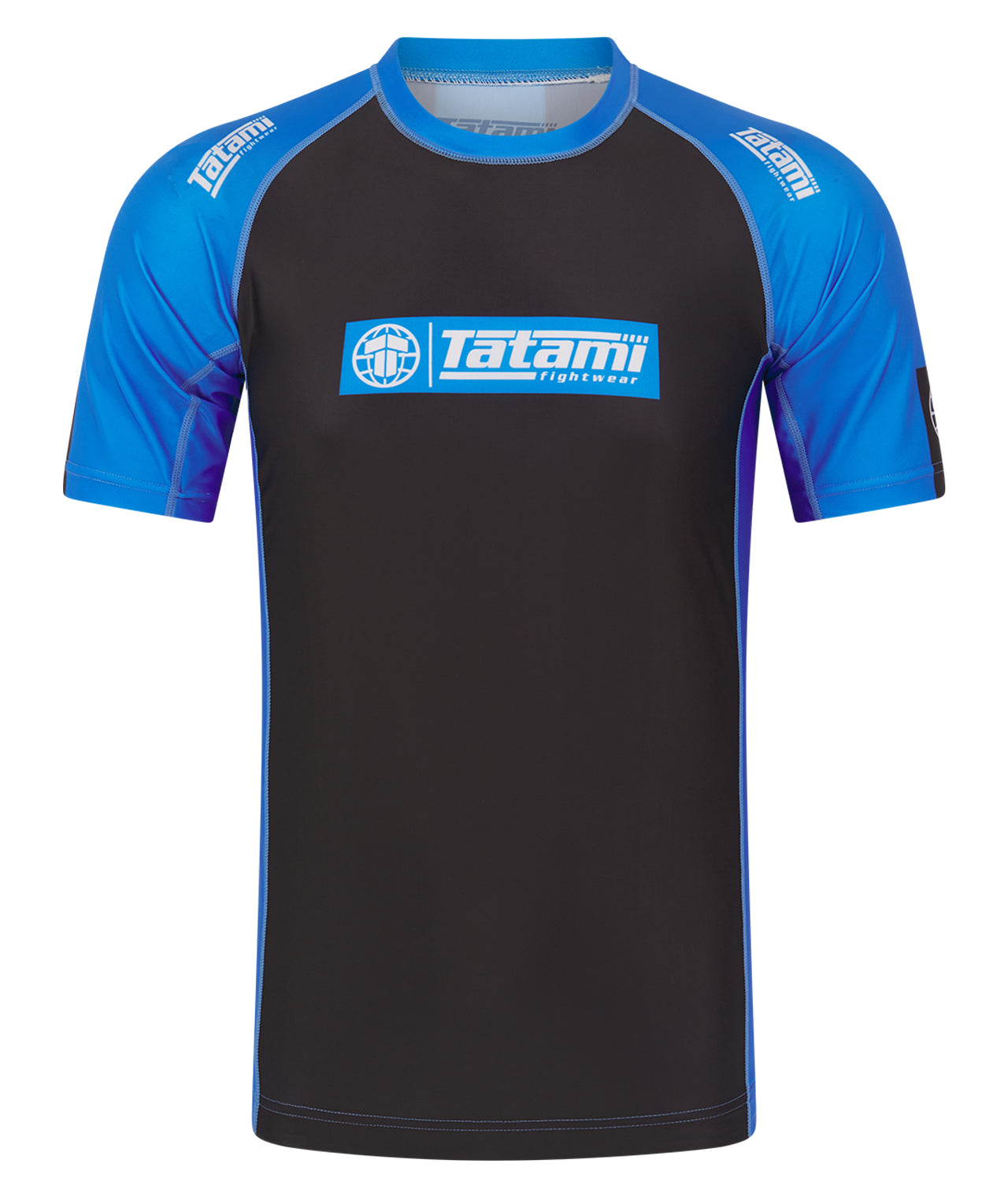 IBJJF Ranked Short Sleeve Rash Guard - Blue – Tatami Fightwear Ltd.