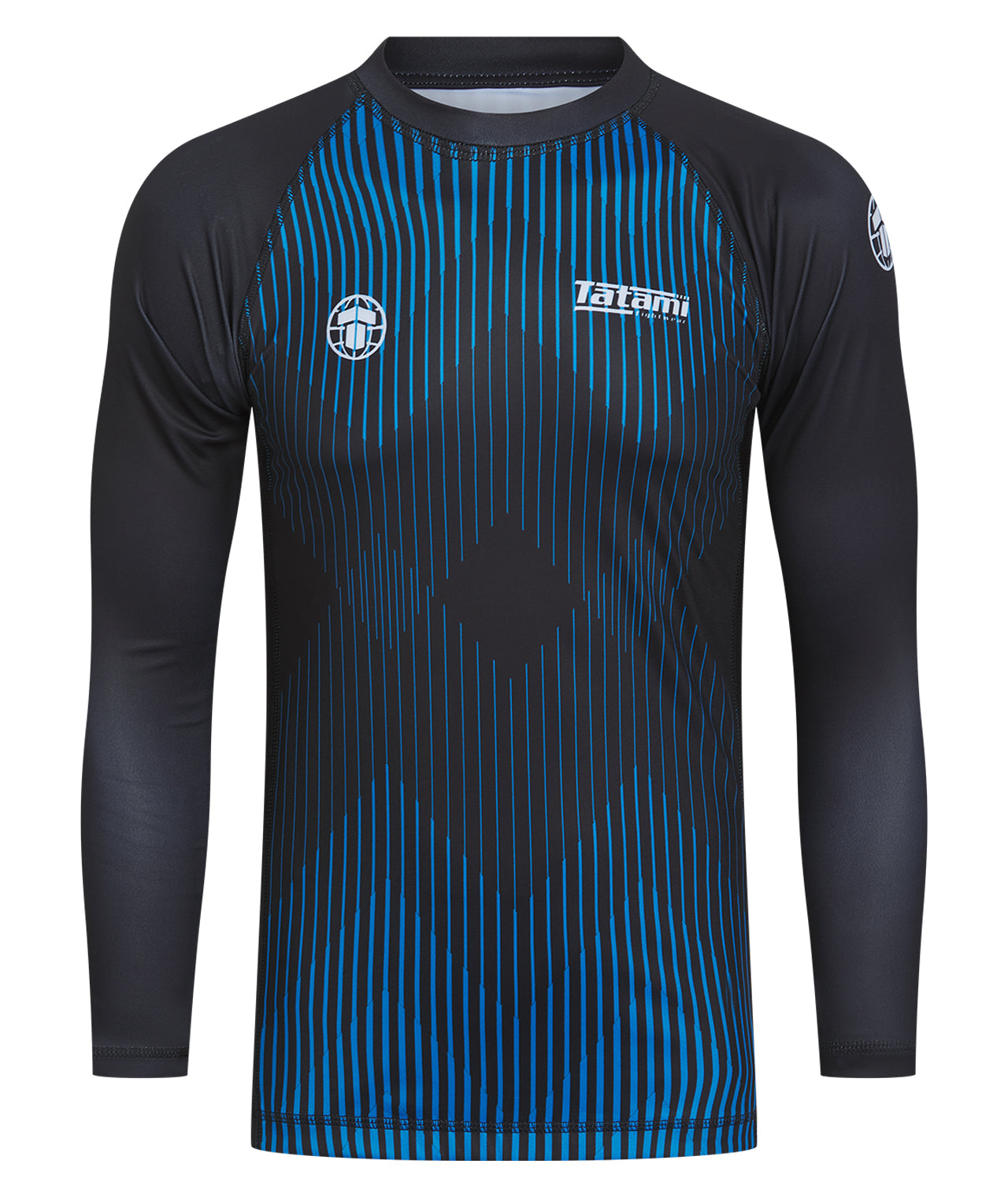 Striped Long Sleeve Rash Guard - Blue – Tatami Fightwear Ltd.
